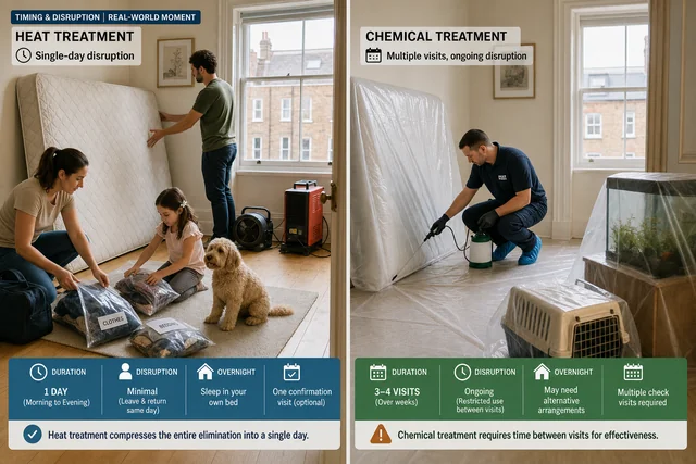 Heat Treatment vs Chemical Sprays for Bed Bugs in East London ...